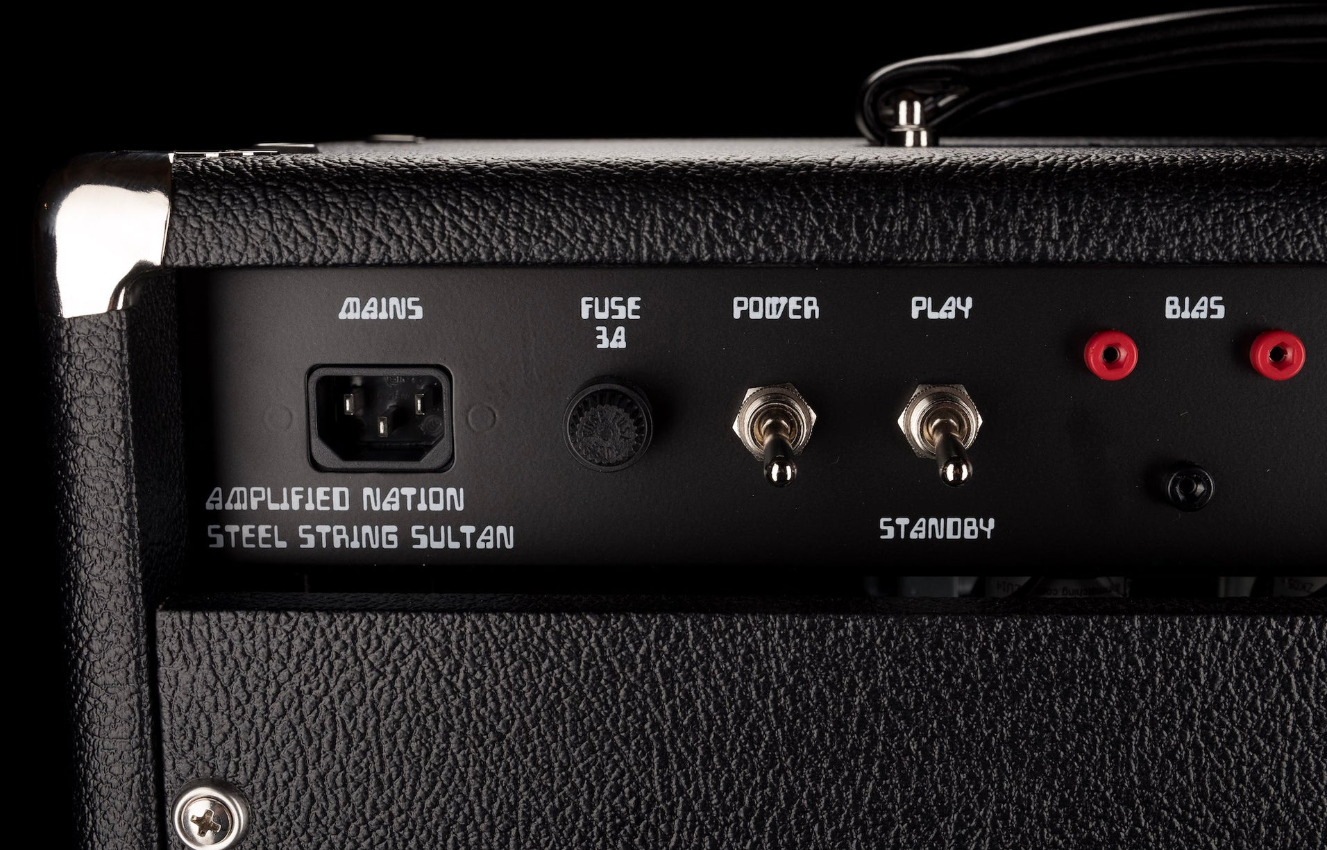 Amplified Nation Steel String Sultan 22W 1x12 Combo Amp Black Tolex Bl ...