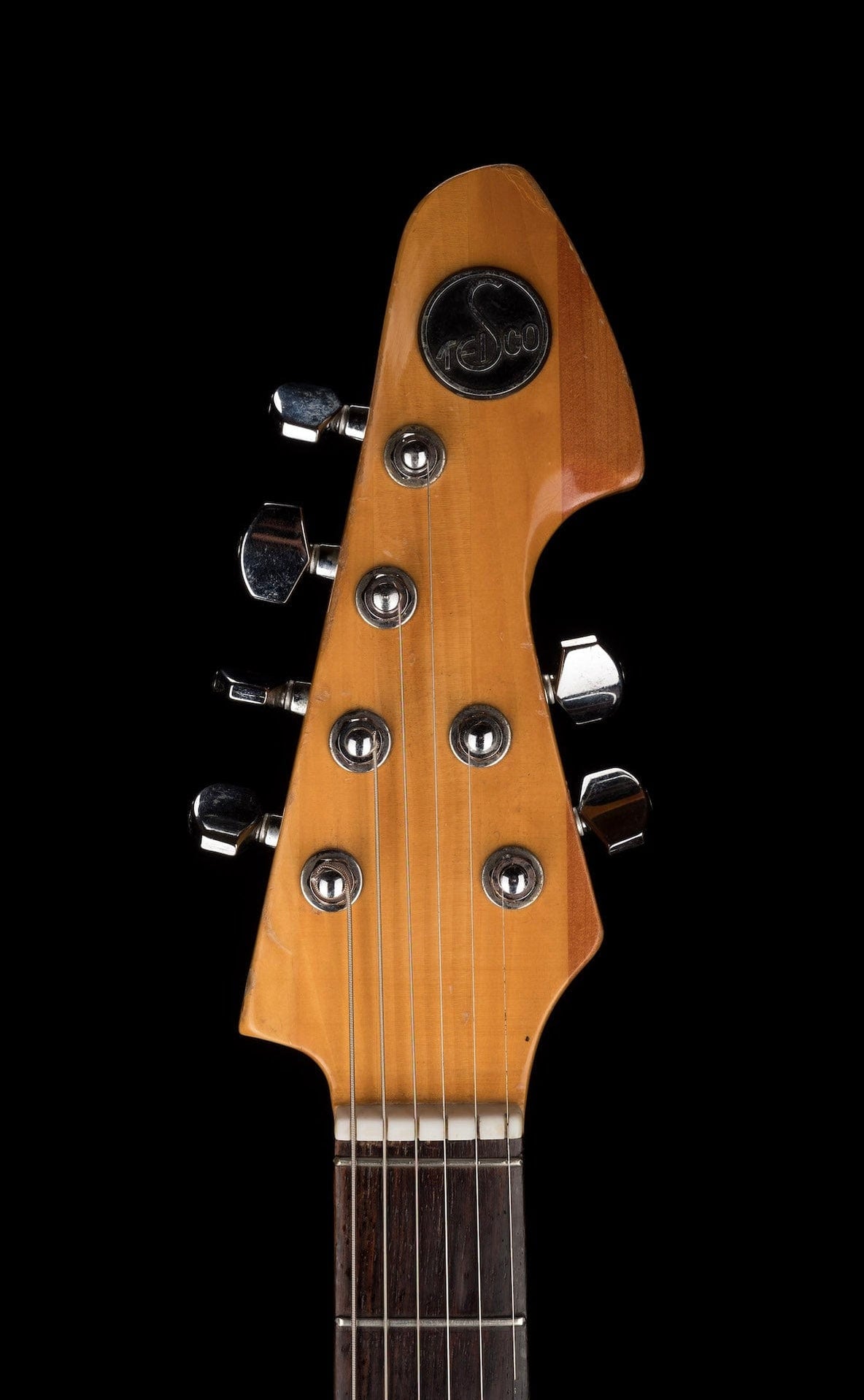 Pre Owned Vintage 1969 Teisco Del Rey K3L ET-312 “Shark Fin” Natural W ...