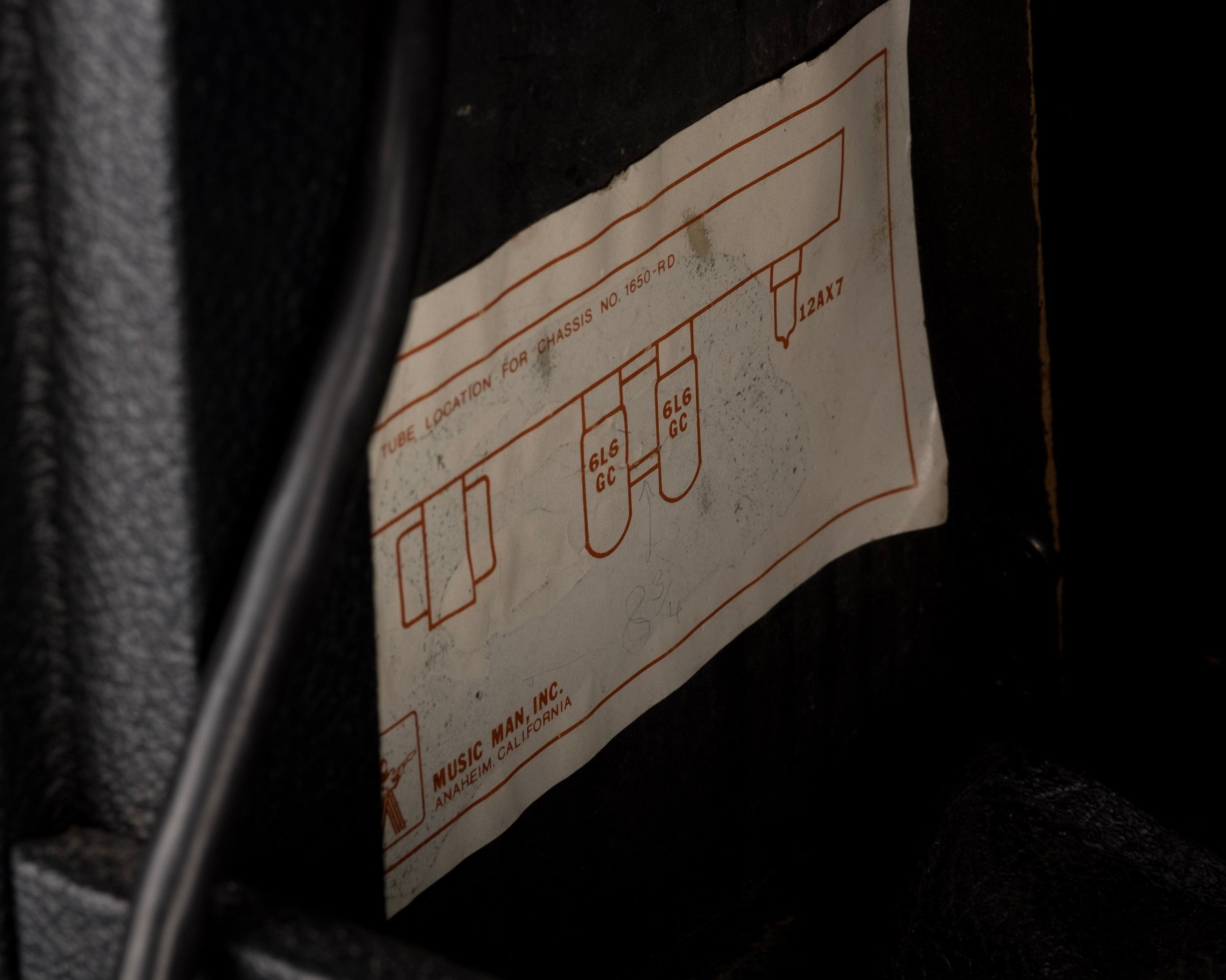 Vintage Music Man 110 RD 50 Guitar Amp Combo With Cover & Foot Switch ...