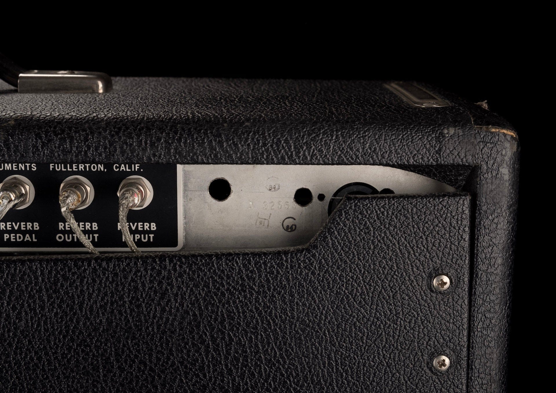 Vintage 1969/70 Fender Silverface Deluxe Reverb Guitar Amp Combo With — Truetone Music