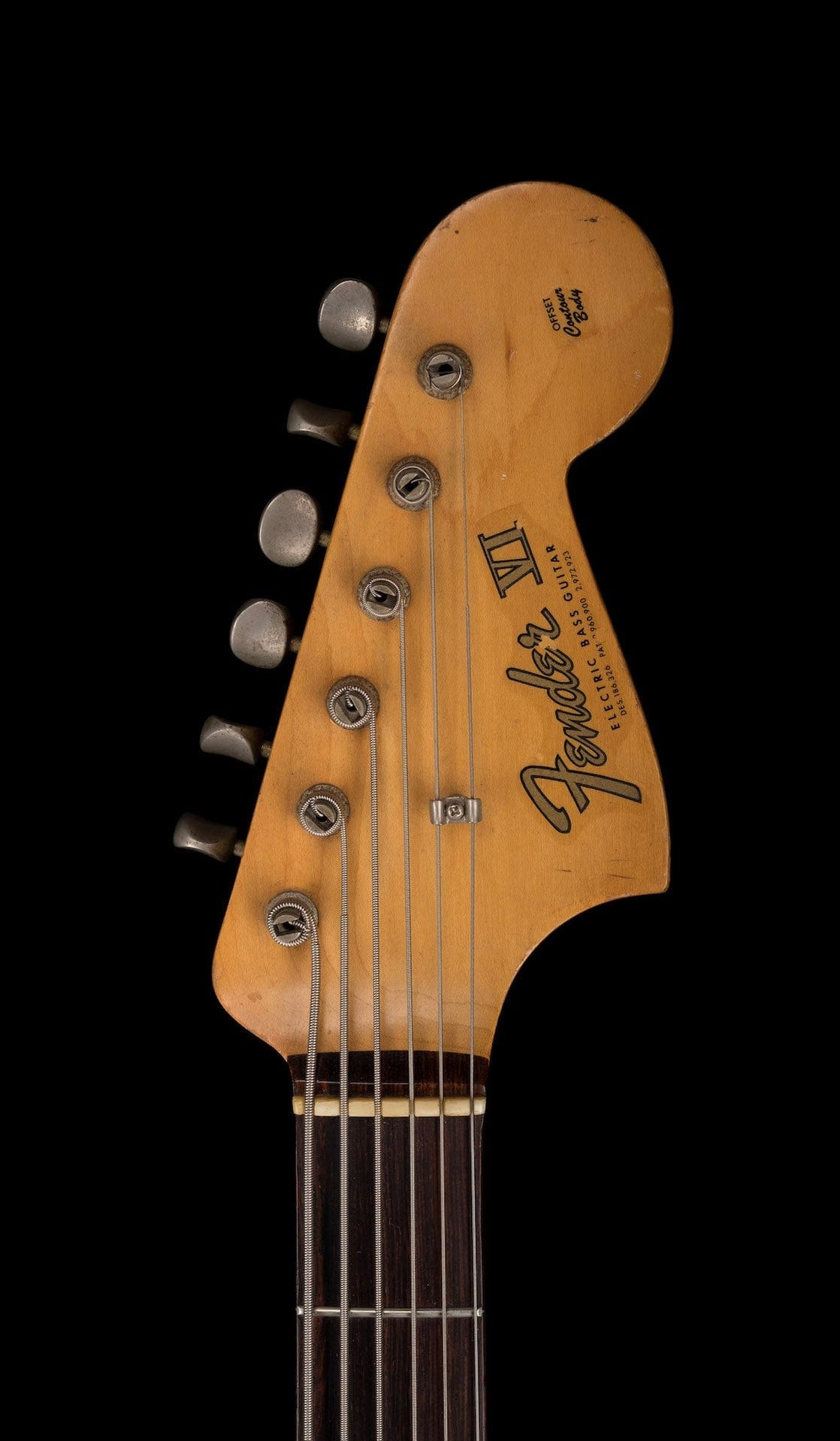 Vintage 1961 Fender Bass VI White Owned by Ry Cooder — Truetone Music