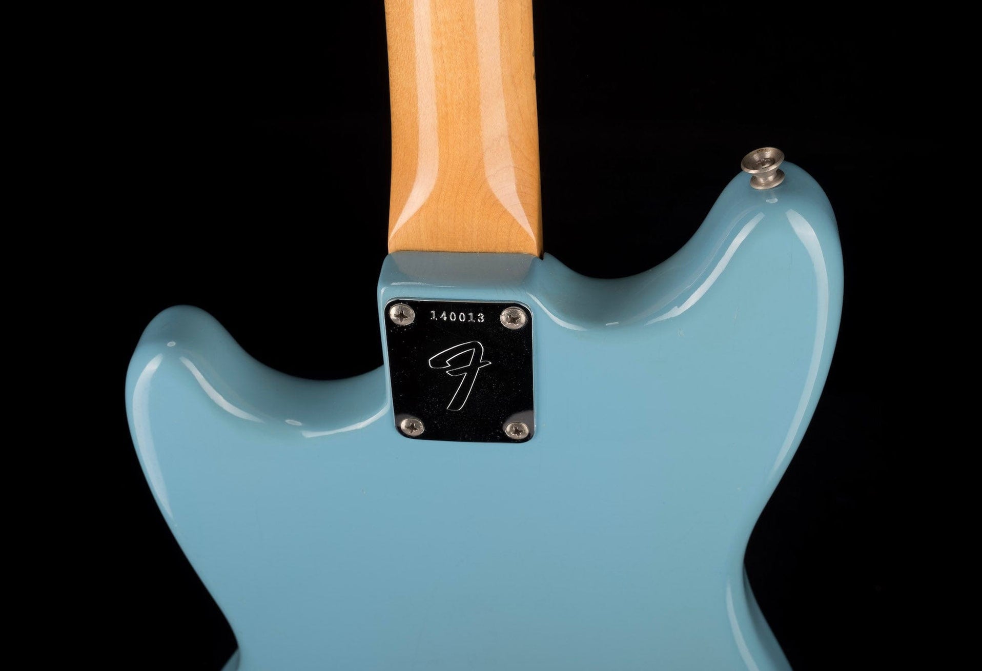 Vintage 1966 Fender Mustang 22.5" Scale Daphne Blue Refinished with OH ...
