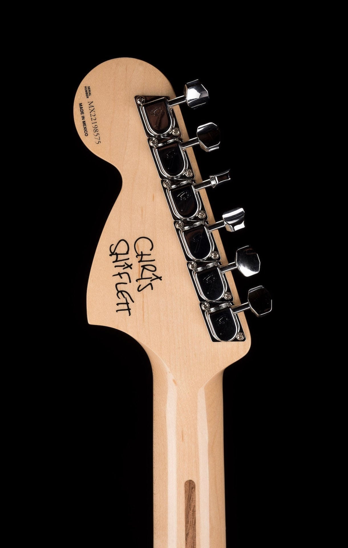 Used Chris Shiflett Telecaster Deluxe Shoreline Gold with OHSC ...