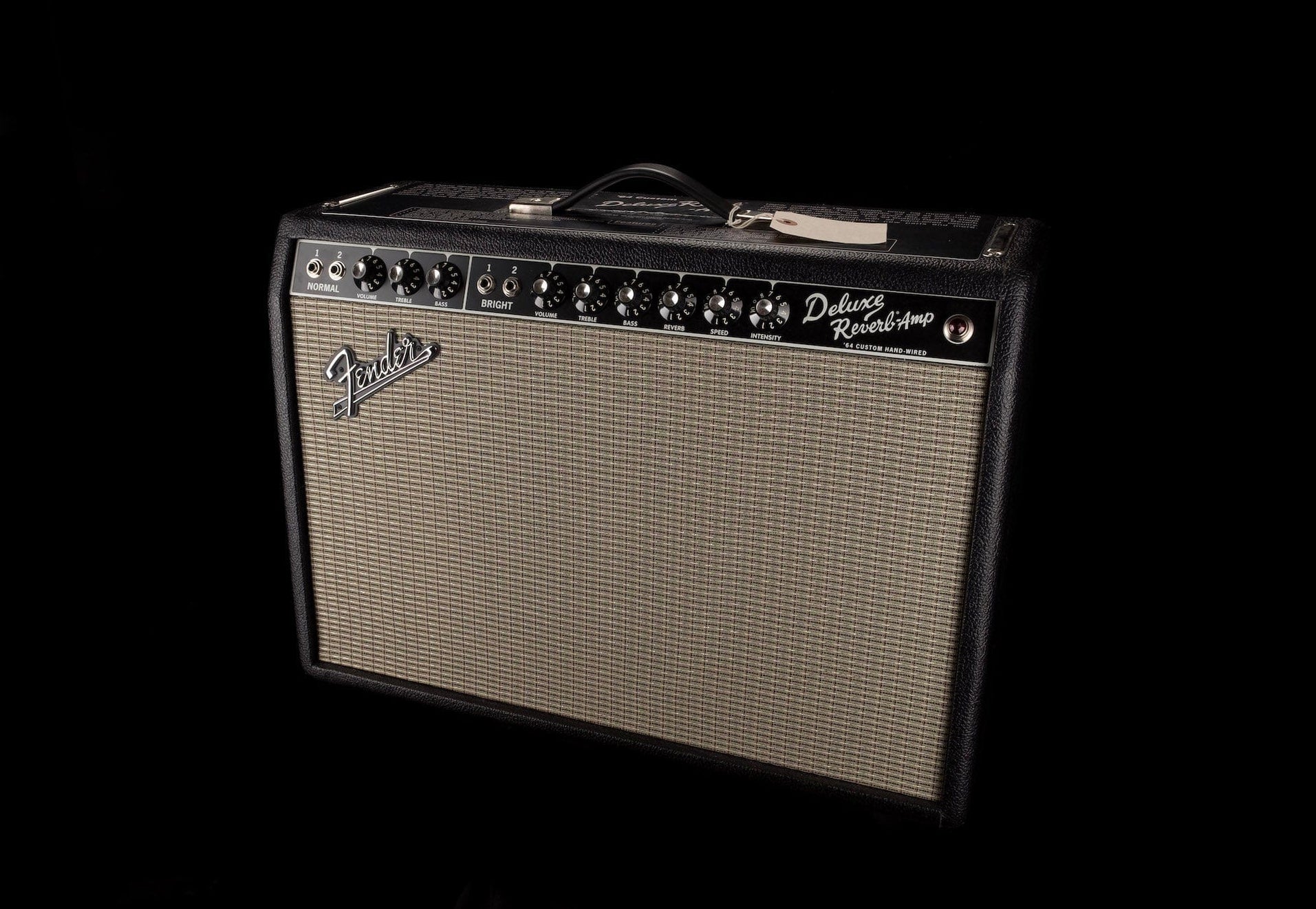 Pre Owned Fender '64 Custom Deluxe Reverb Hand-wired Guitar Amp Combo ...
