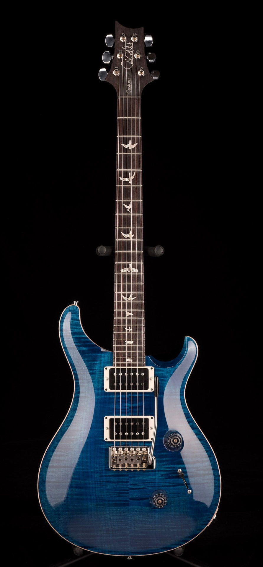 PRS Core Custom 24 Pattern Thin Custom Color Blue Matteo With Case - 2 ...