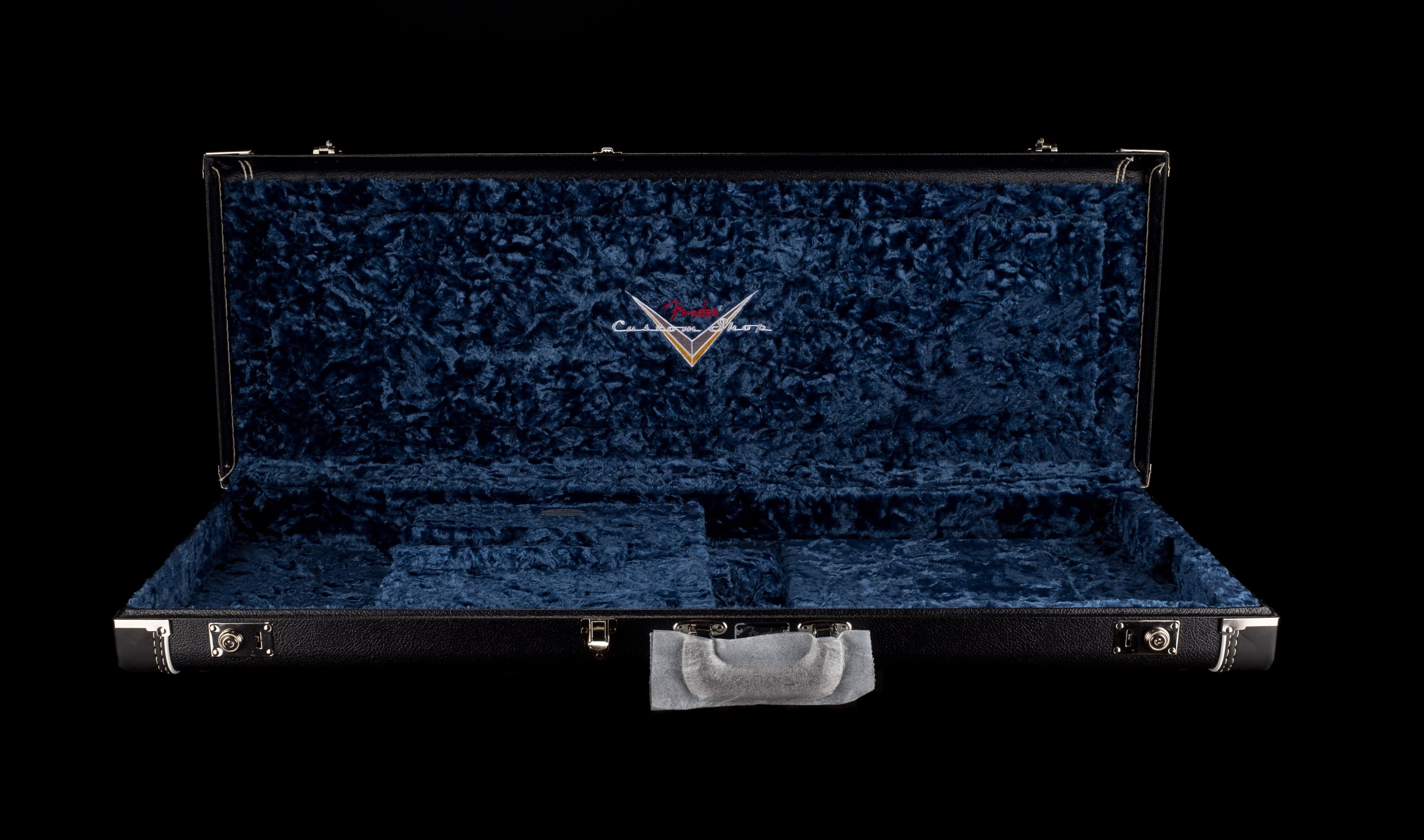 Used Fender Custom Shop Deluxe G&G Stratocaster Telecaster Case Black ...