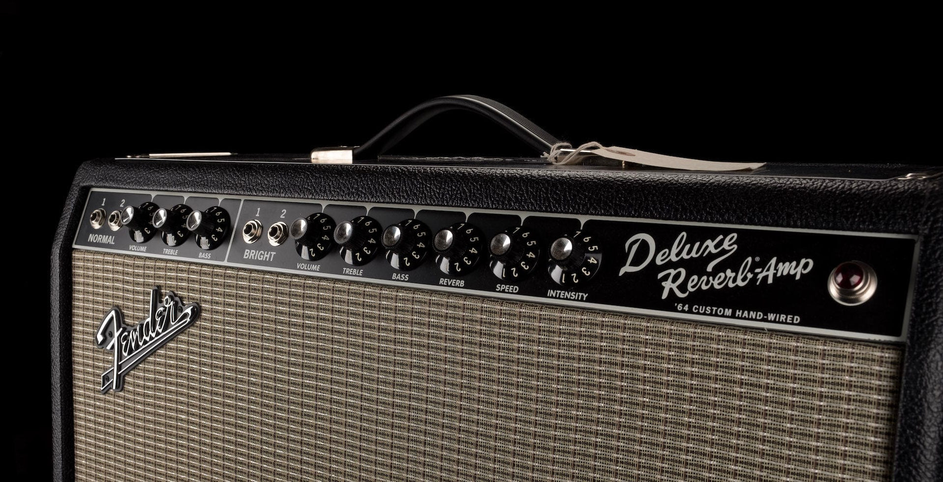 Pre Owned Fender '64 Custom Deluxe Reverb Hand-wired Guitar Amp Combo ...