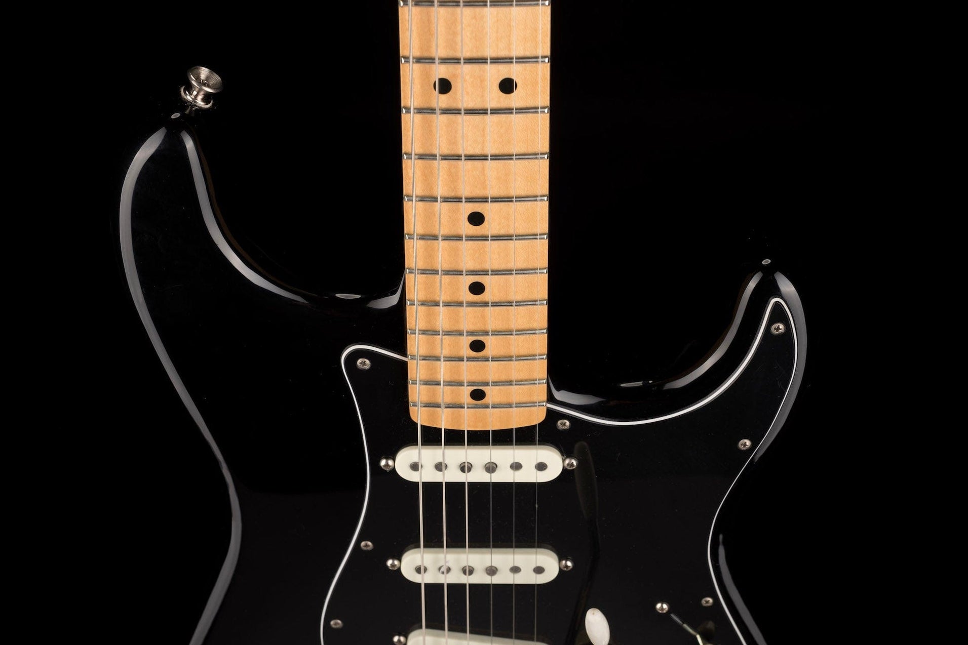 Used Fender Special Run Standard Strat With Custom Shop Pickups Black ...