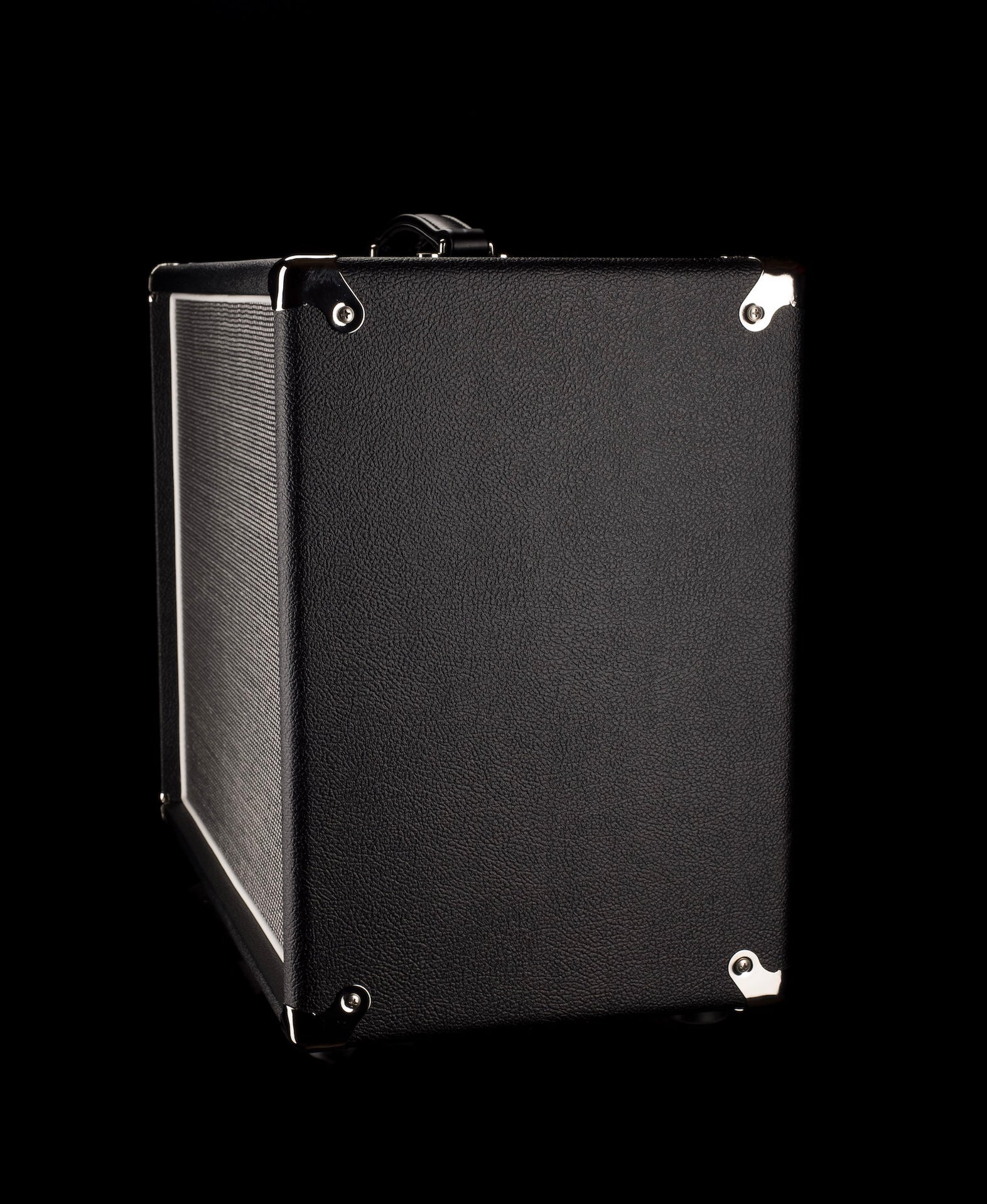 Amplified Nation 1x12 Cabinet Black Tolex Silver Matrix Grill AN-65 Sp ...