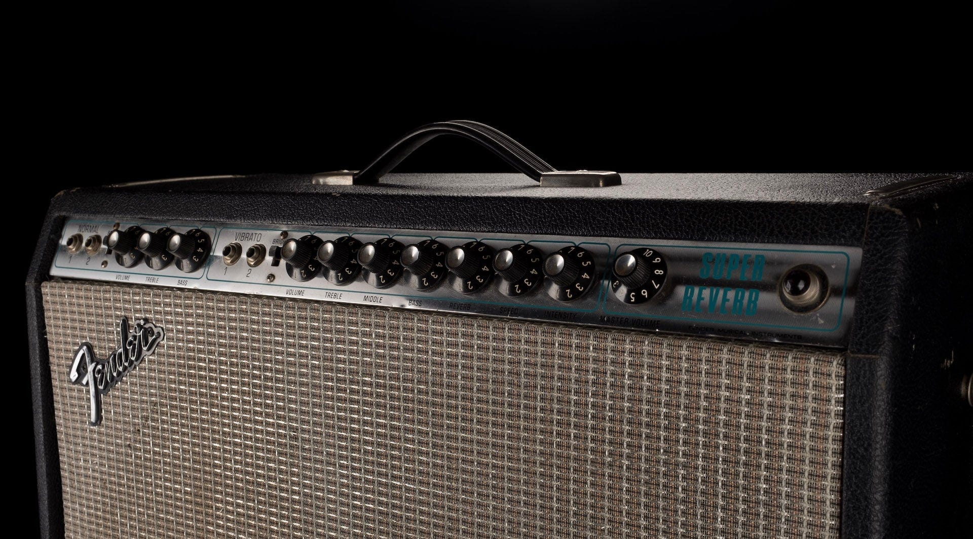 Vintage 1973 Fender Super Reverb Silverface Guitar Amp Combo — Truetone ...