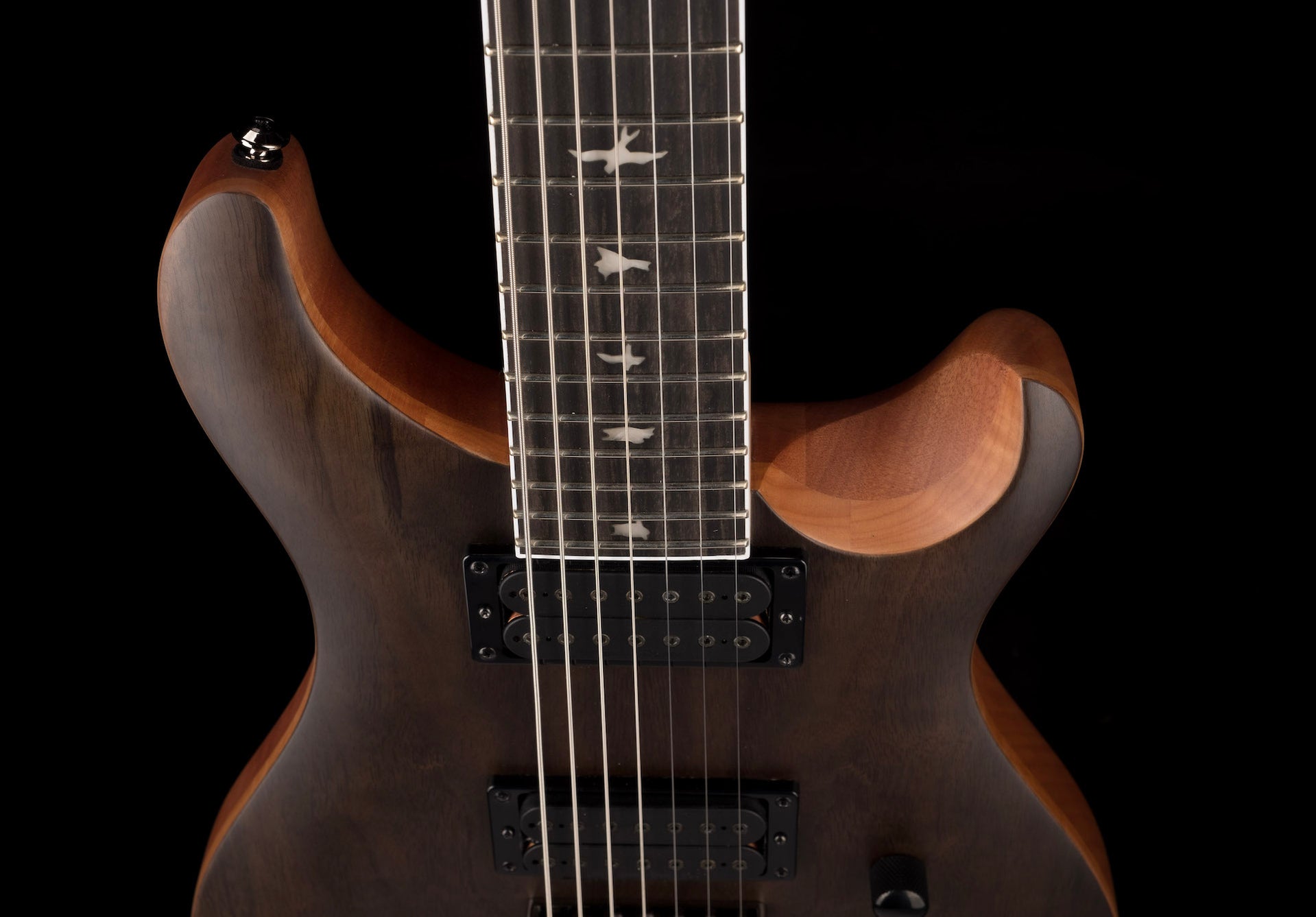 PRS SE Mark Holcomb Walnut 7 String Electric Guitar *NEW TOP CARVE* 20 ...