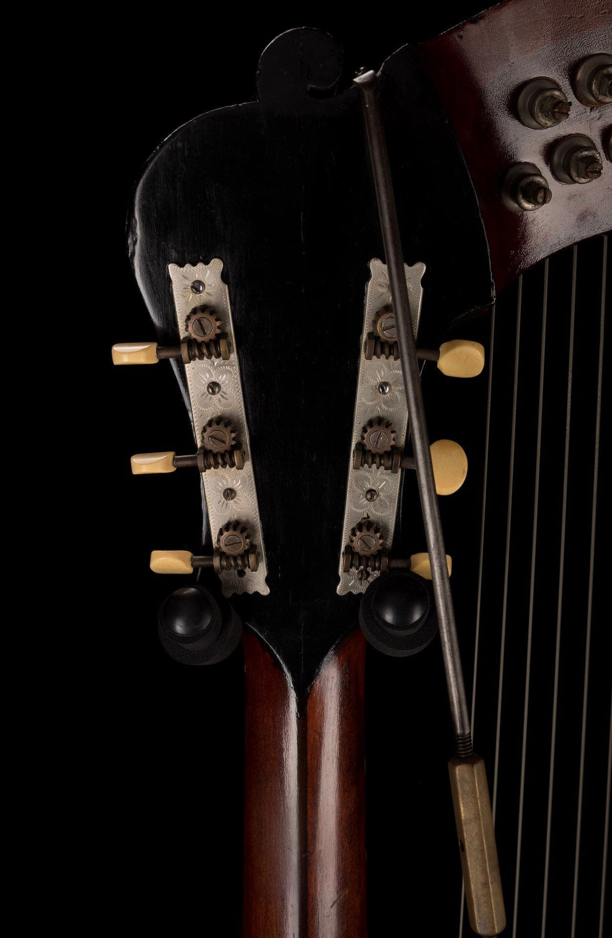 Vintage 1908 Gibson Harp Guitar Style V With Case — Truetone Music