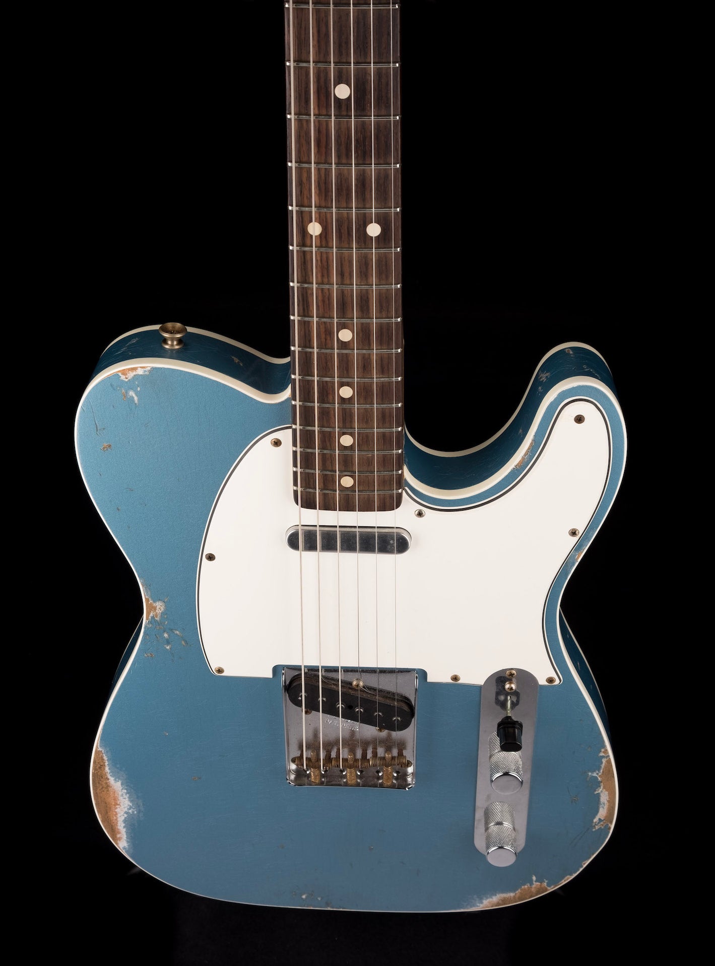 Pre Owned 1960 Fender Custom Shop Telecaster Custom Relic Blue Agave W ...
