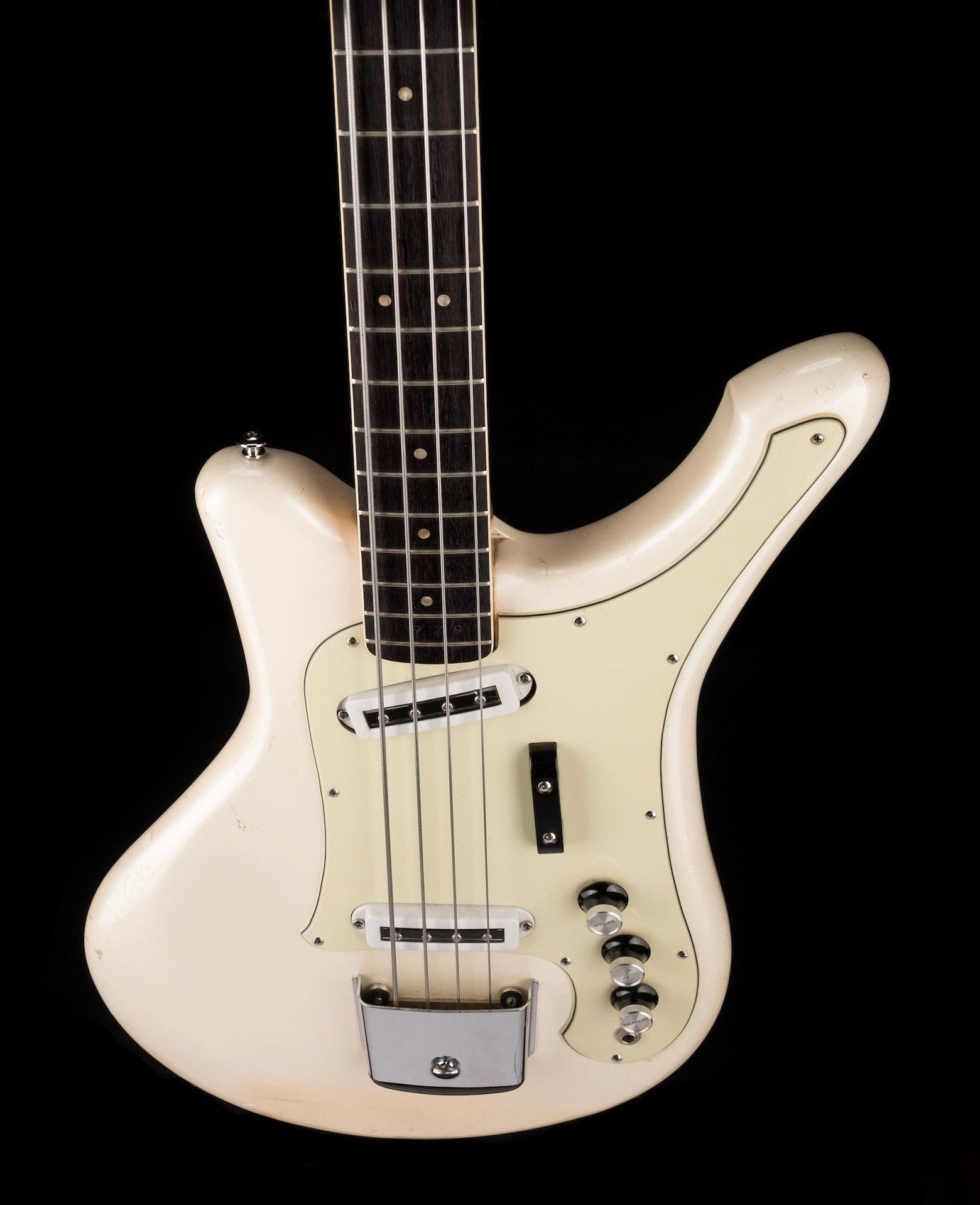 Vintage 1968 Yamaha SB-5A White “Flying Samurai” Bass With Hard Case ...