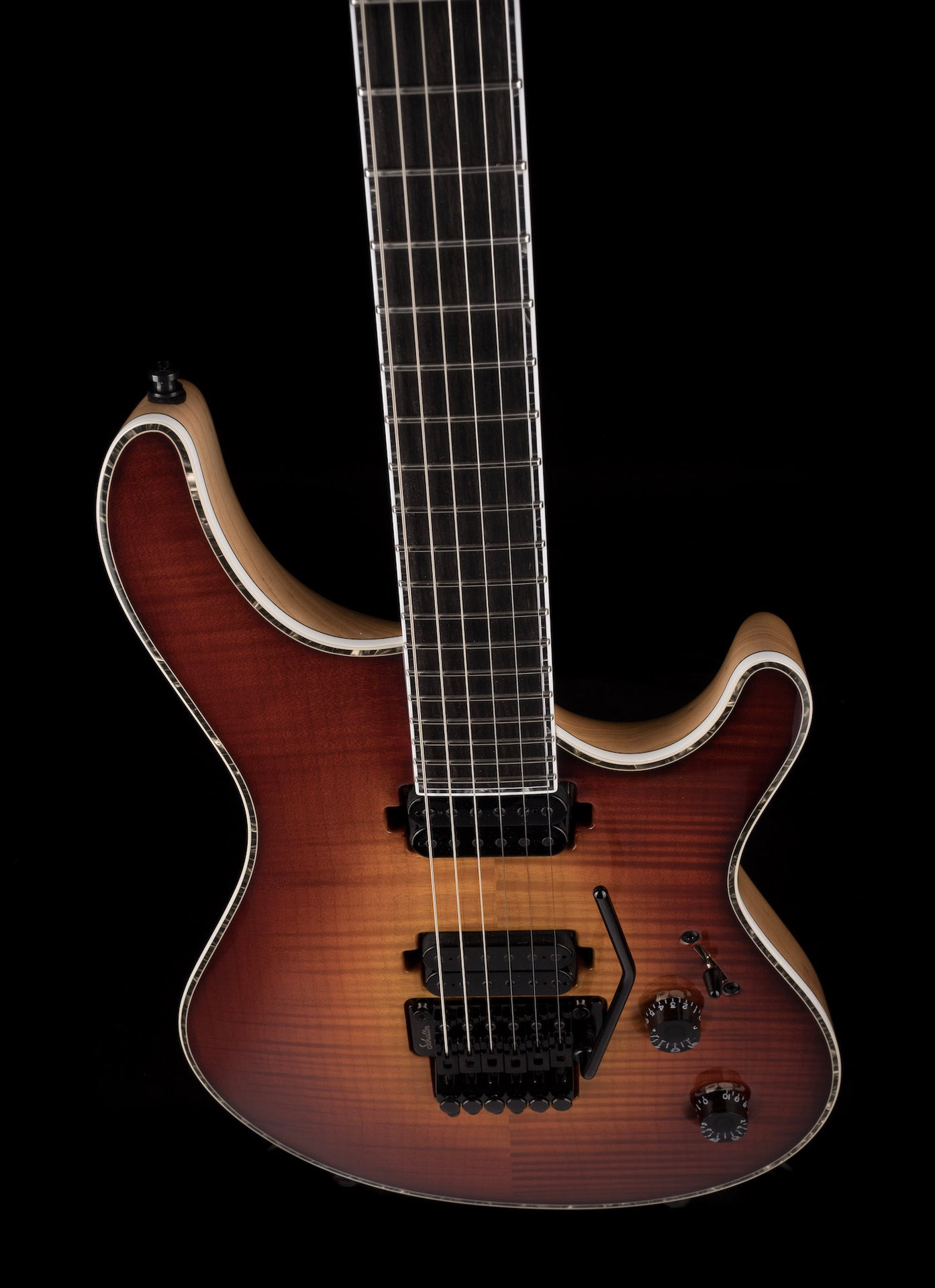 Mayones Regius Pro 6 Natural Fade 3 Tone Sunburst Electric Guitar ...