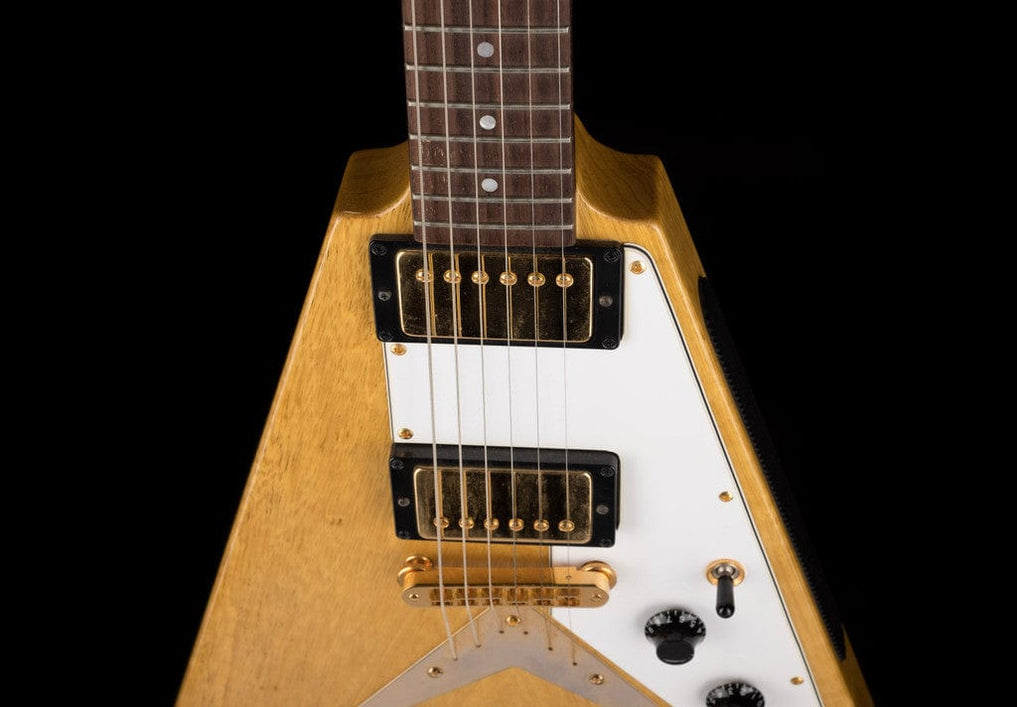 Pre-Owned 2003 Hamer Vector Korina "Flying V" Natural with OHSC ...