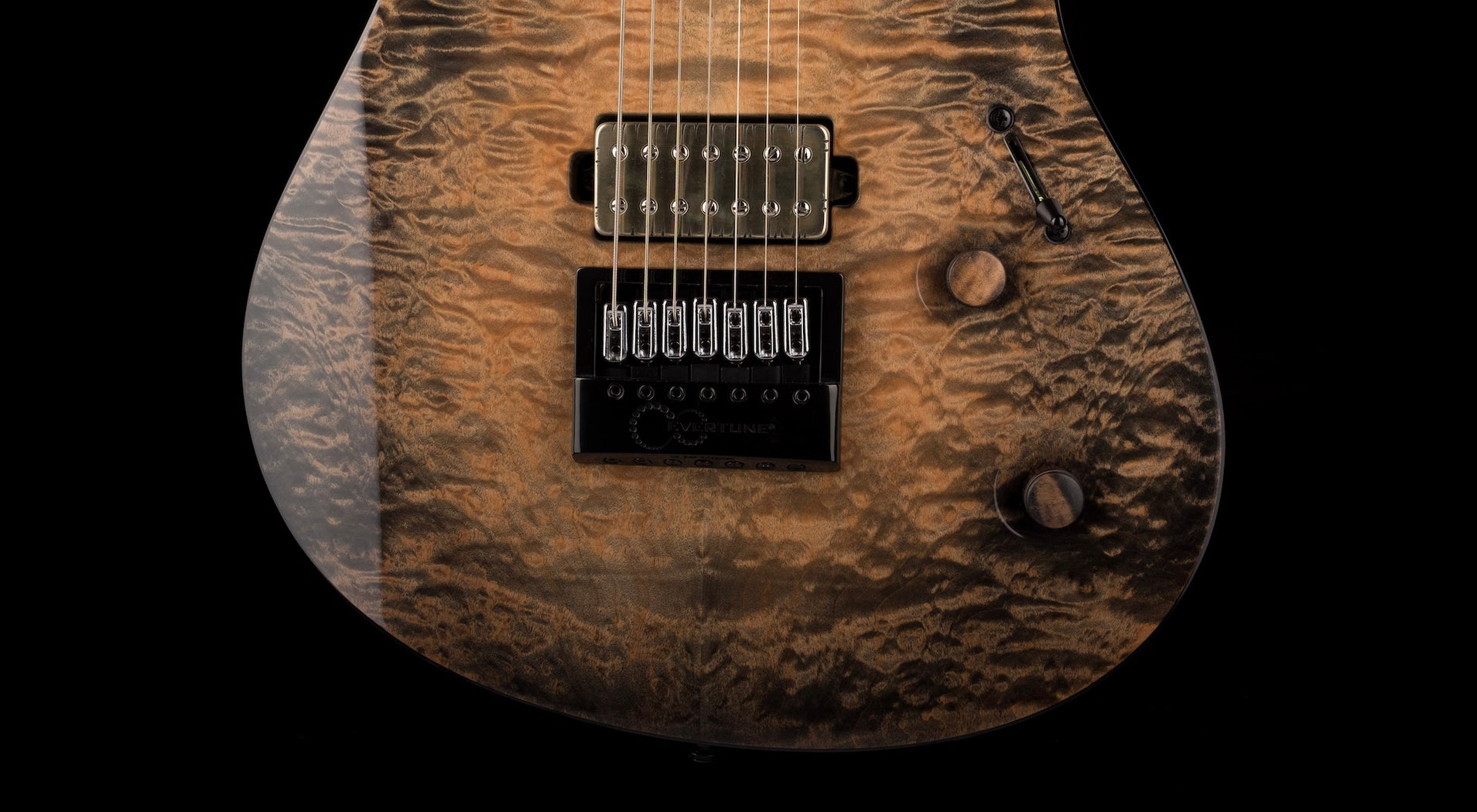 Mayones Regius 4Ever 7 String Baritone 5A Grade Quilted Flame Maple To ...