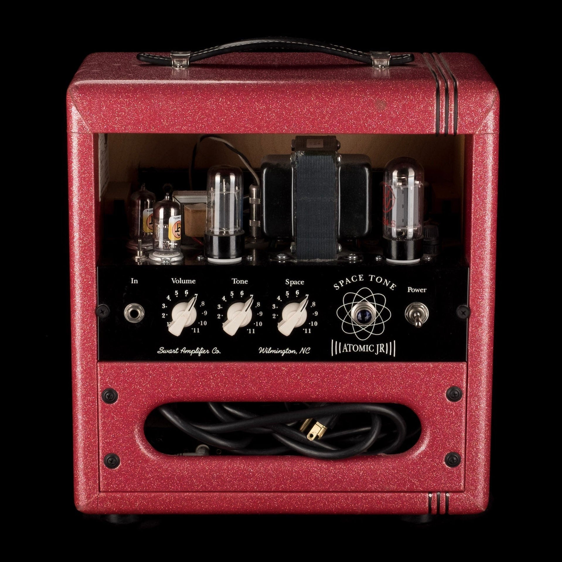 Used Swart Special Edition Space Tone Atomic Jr. Pink Sparkle Guitar A ...