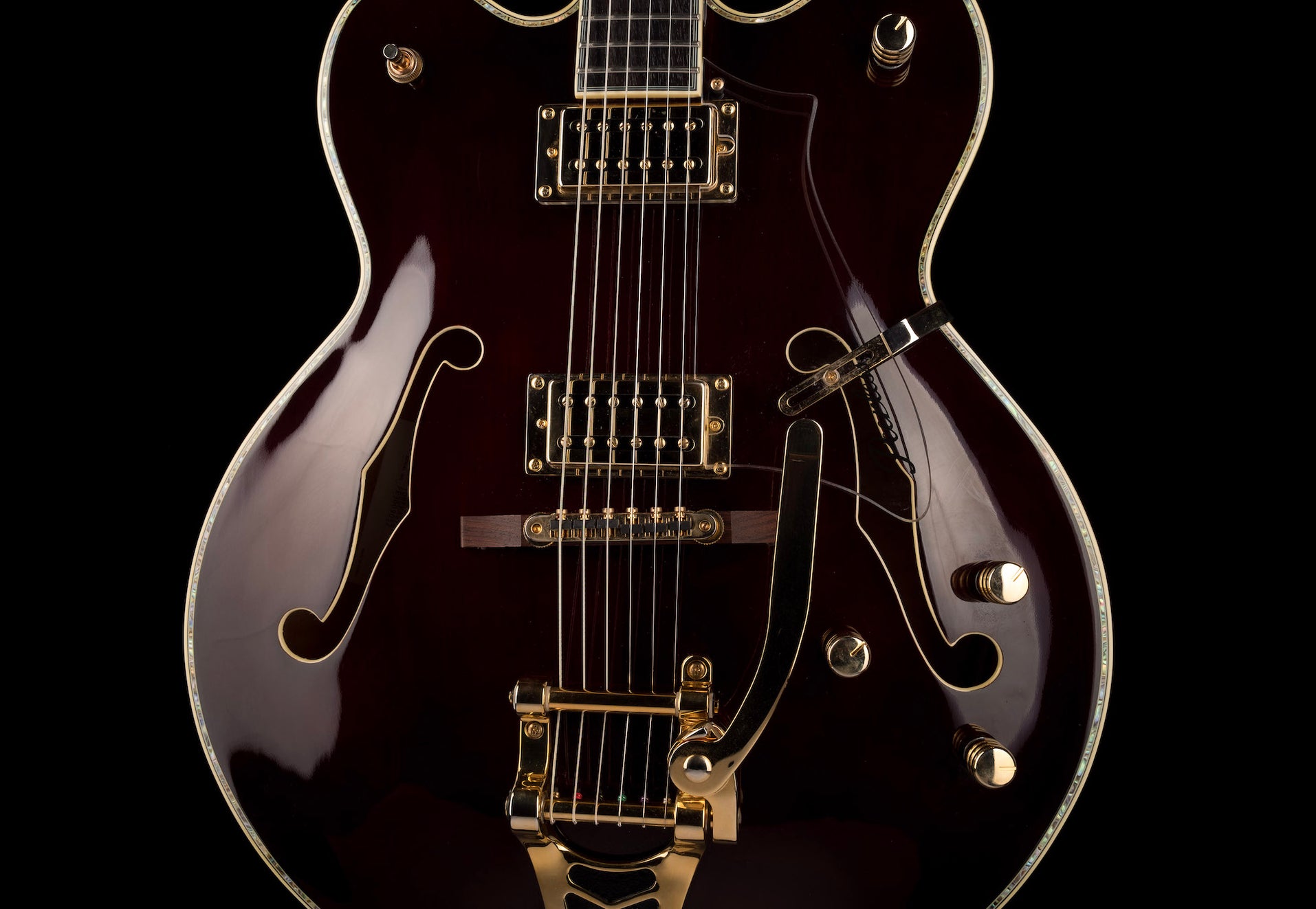 Pre Owned Peerless Tonemaster Custom Burgundy Semi-Hollow Body Electri ...