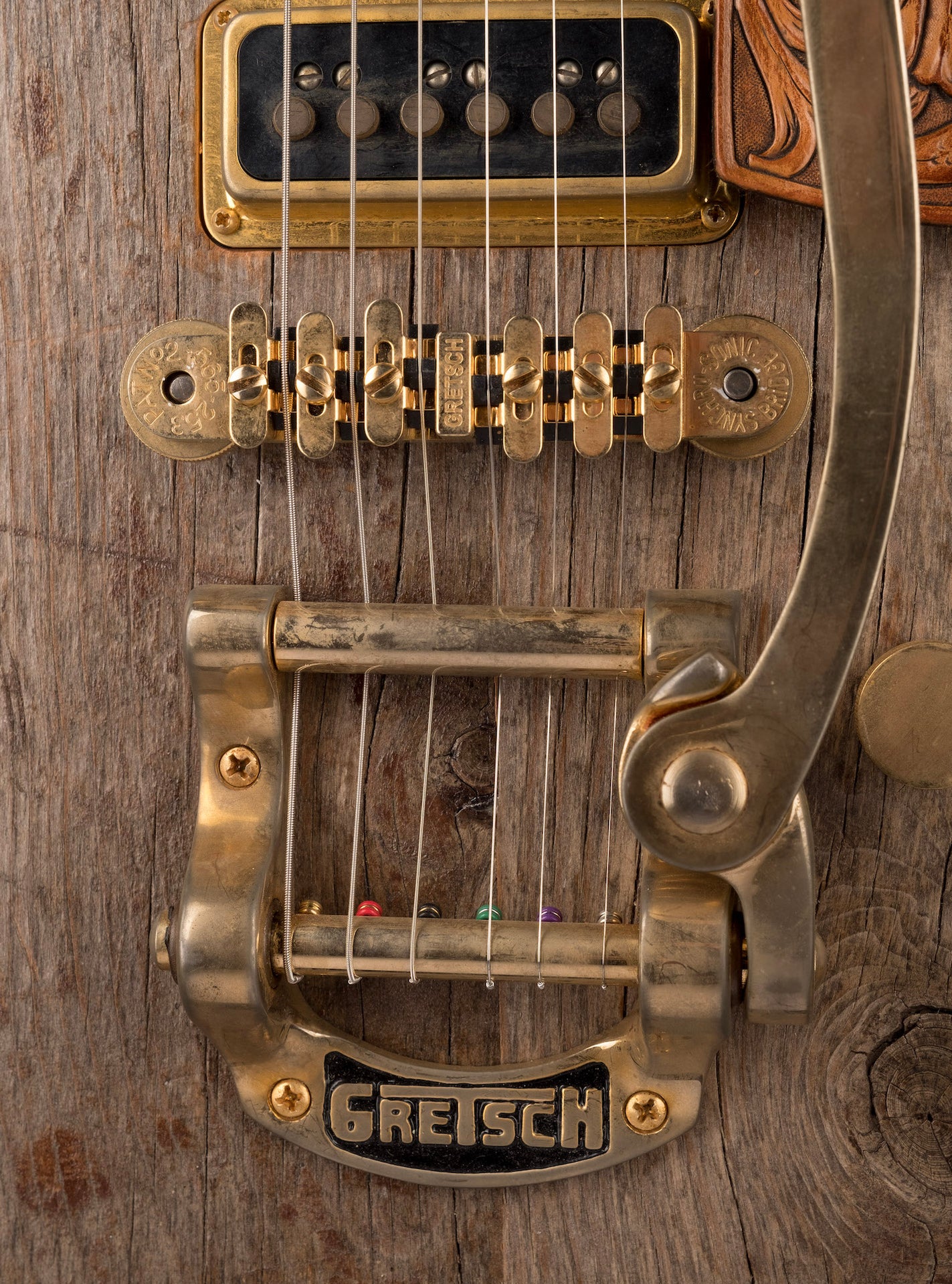 Gretsch Custom Shop Masterbuilt G6130CS Rodeo Roundup Jr. Relic Natura ...