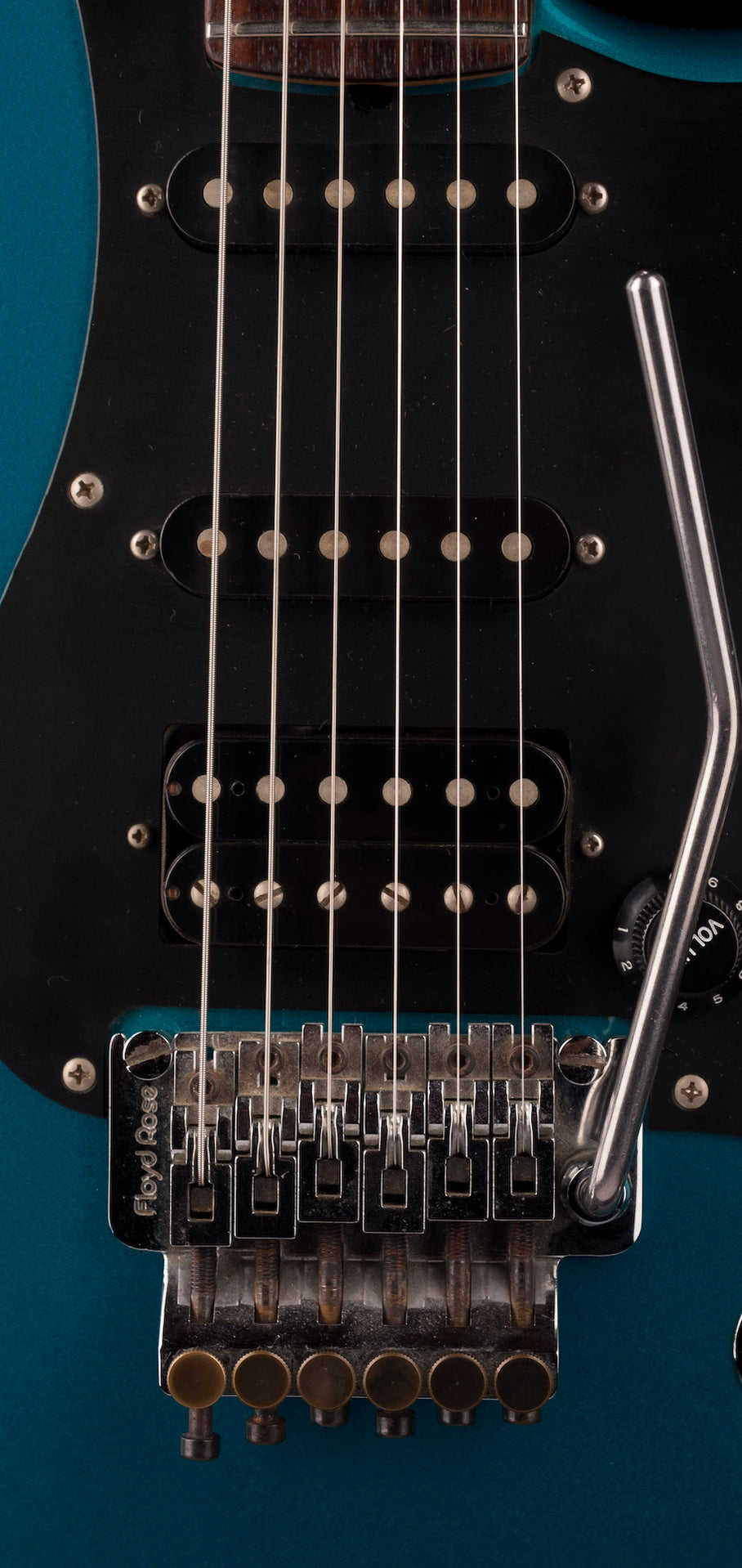 Pre Owned Kramer Focus 3000 HSS With Floyd Rose Metallic Blue With OHS ...