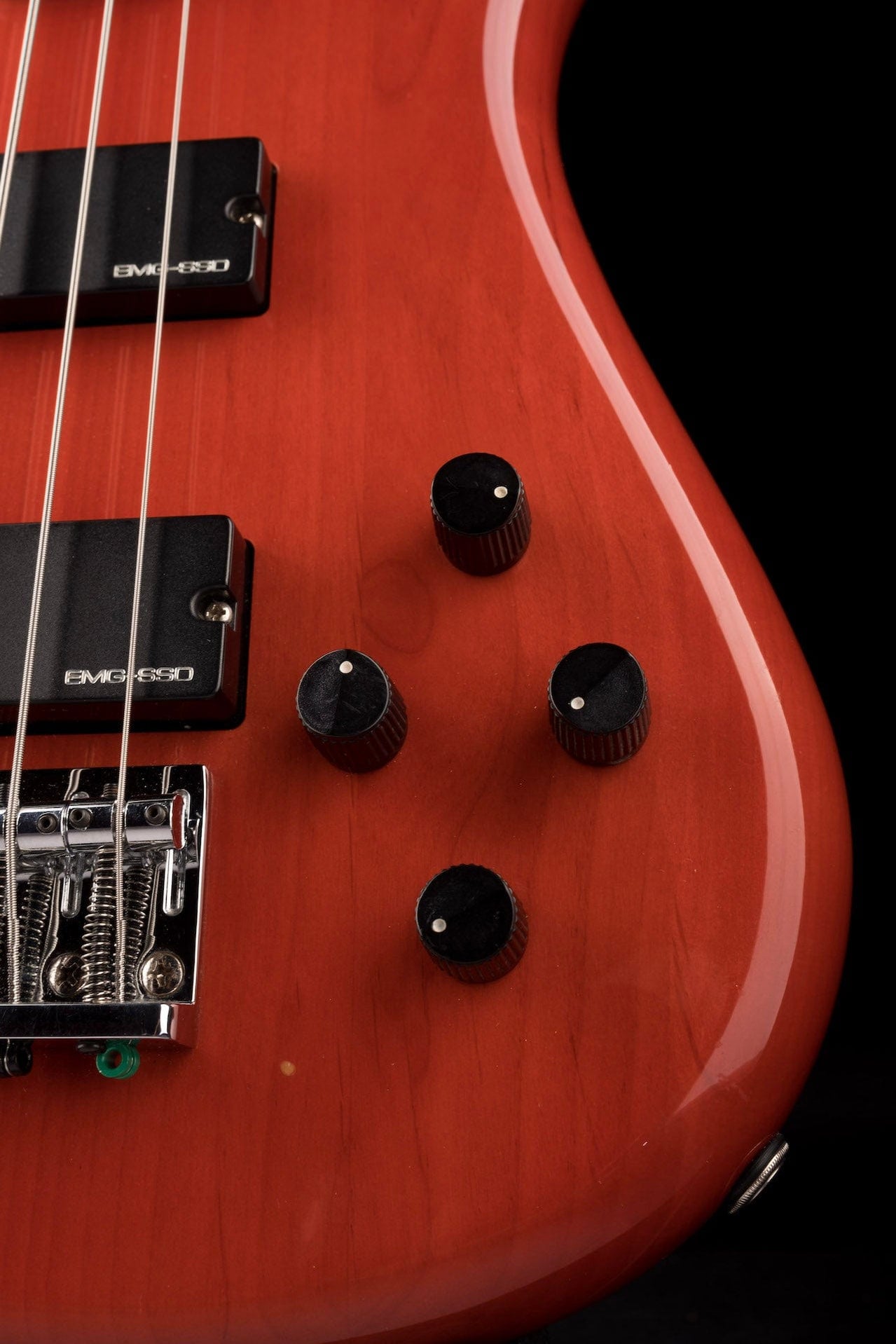 Used Spector NS-2002B Bass Trans Red with Gig Bag — Truetone Music