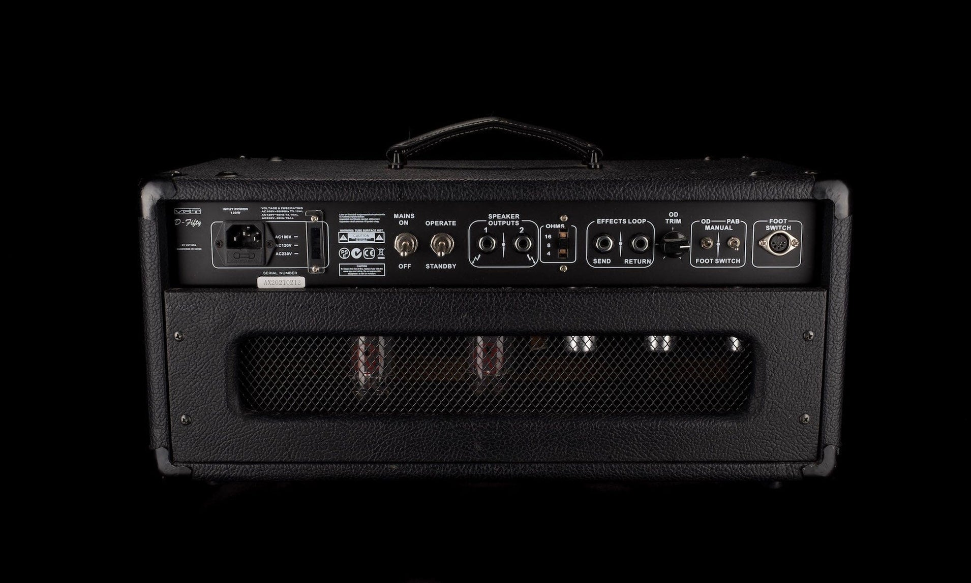 Used VHT Amplification D-Fifty Tube Head and D-212 Cabinet Black - AX2 ...