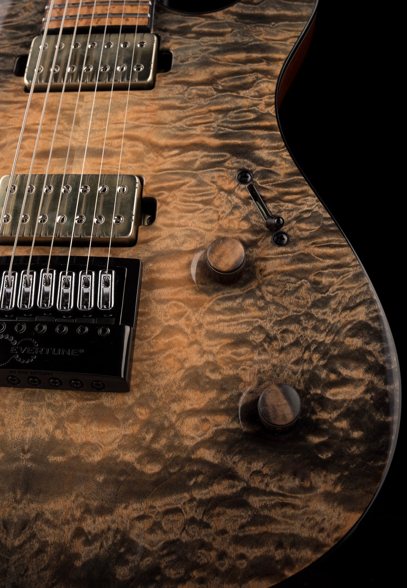 Mayones Regius 4Ever 7 String Baritone 5A Grade Quilted Flame Maple To ...