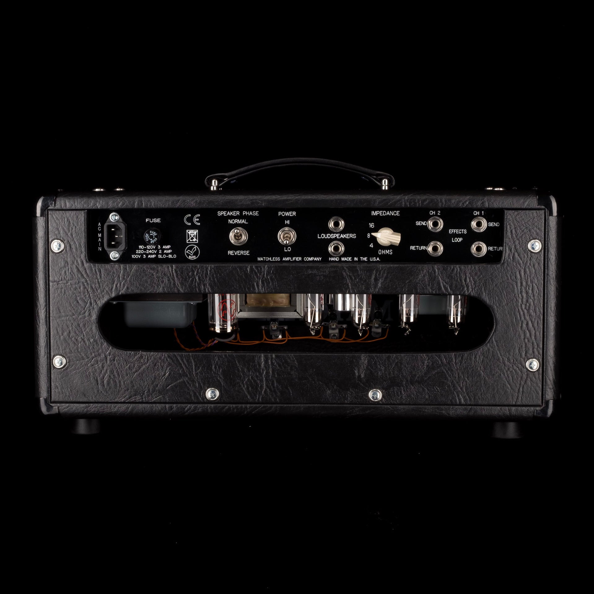 Matchless HC-30 Black Tube Guitar Amp Head — Truetone Music
