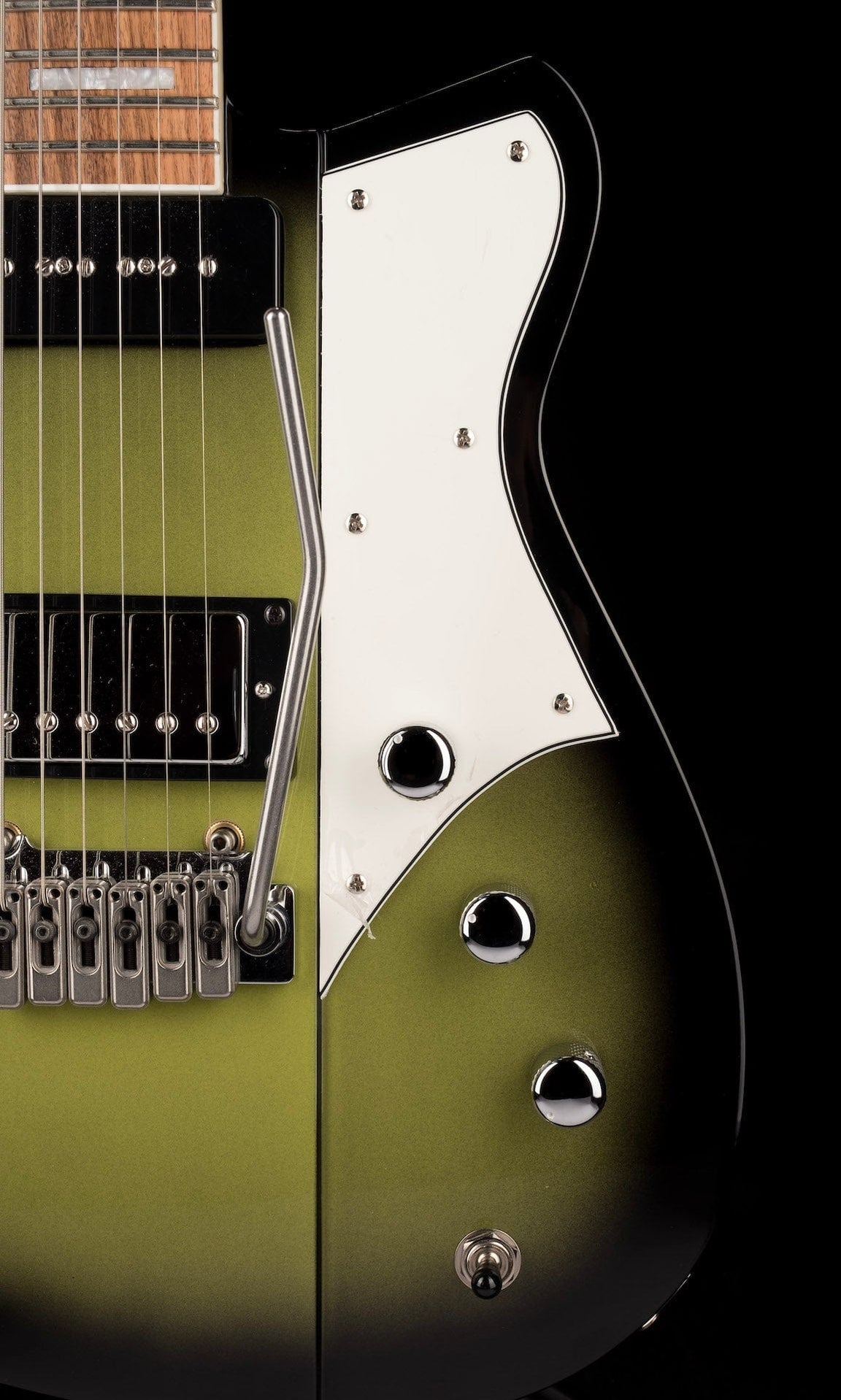 Used Reverend Warhawk DAW Roasted Maple Neck Electric Guitar Avocado B ...