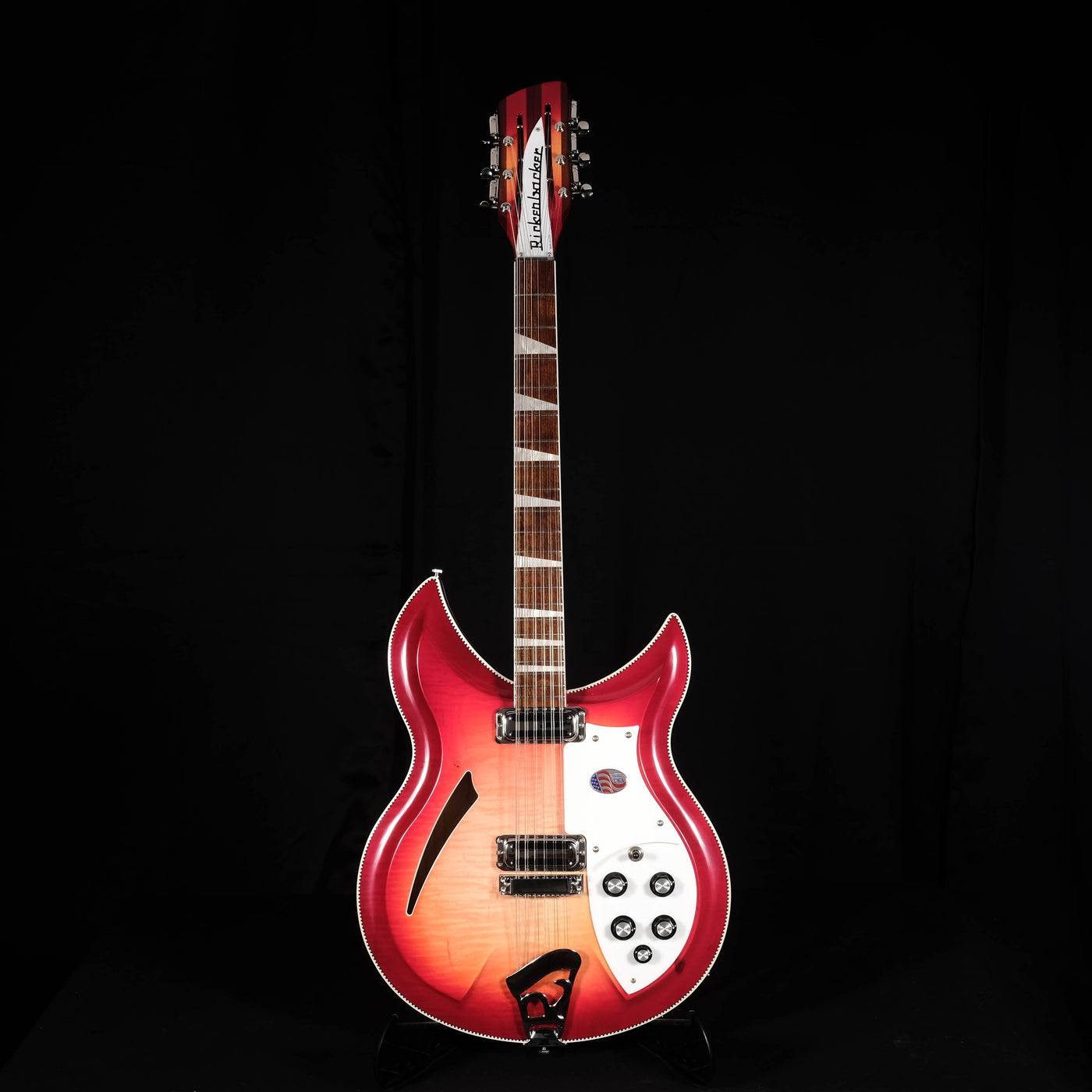 Rickenbacker 381/12V69 FG 12 String FireGlo Semi Hollow Guitar With OH ...