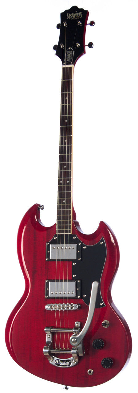 Eastwood Astrojet Deluxe Tenor Guitar - Cherry — Truetone Music