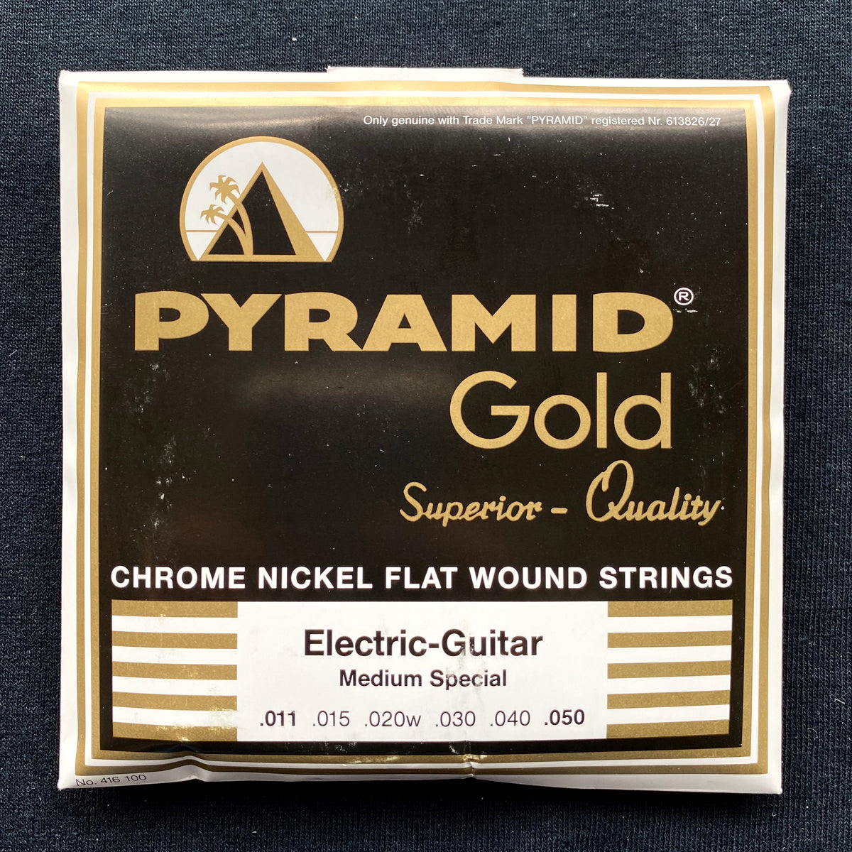 Pyramid Gold Chrome Nickel Flat wound Medium Special (11-50) Electric ...