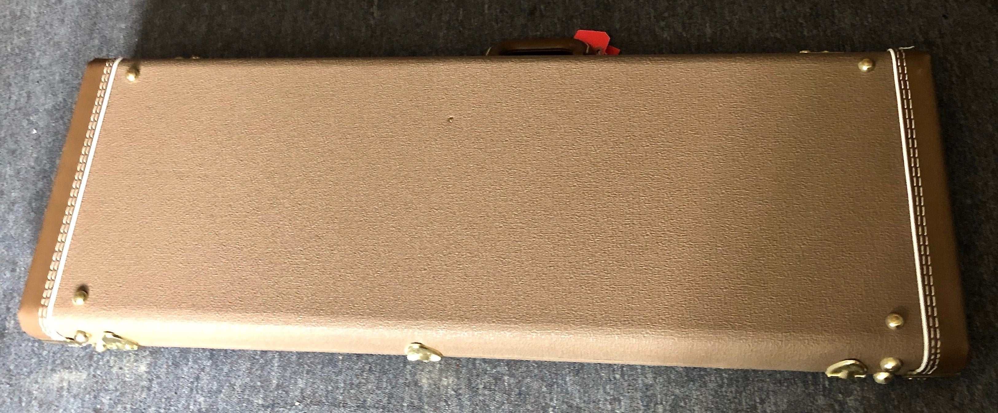 Used Fender Deluxe Hardshell Stratocaster Telecaster Case Brown Tolex ...