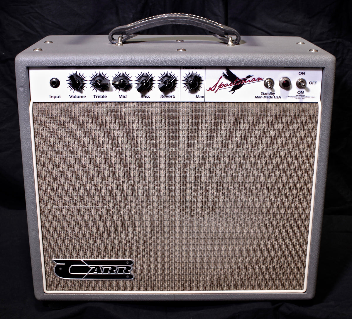 Carr Amps Sportsman 19 Watt 1x12 6V6 Tube Guitar Amplifier Combo Black ...