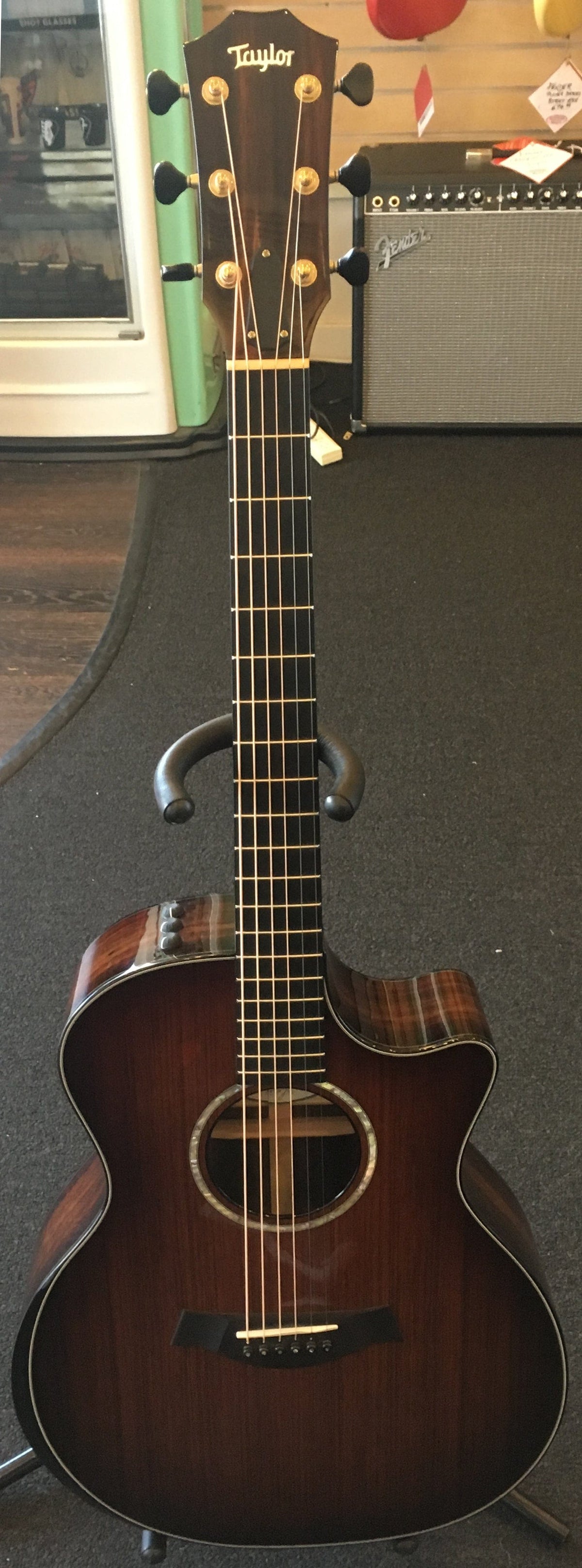 Pre Owned Taylor Custom GA Acoustic Electric Guitar With Case ...