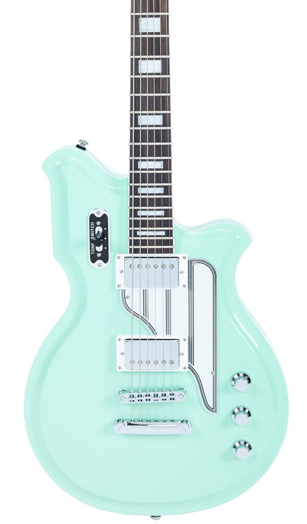 Eastwood Airline Baritone Map Guitar Sea Foam Green — Truetone Music