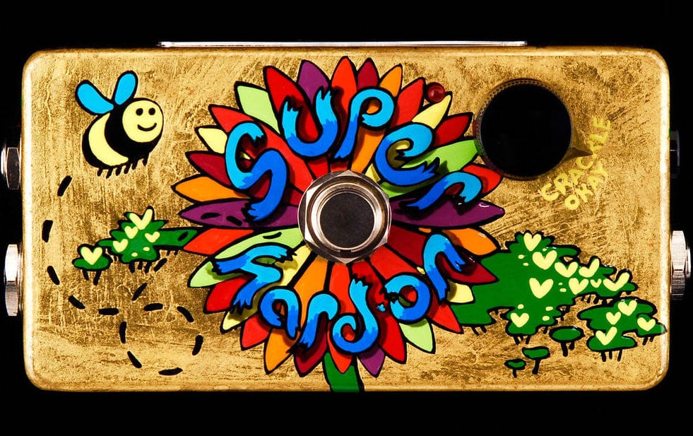 ZVex USA Handpainted Super Hard On "SHO" Clean Boost Guitar Pedal Limi ...