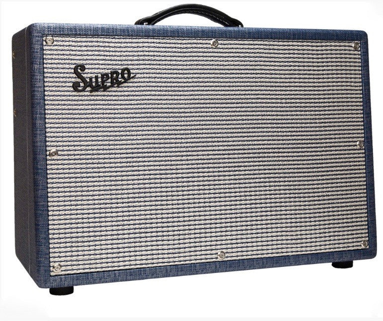 Supro 1650RT Royal Reverb 60/45/35-watt 2x10" Tube Guitar Amp Combo ...