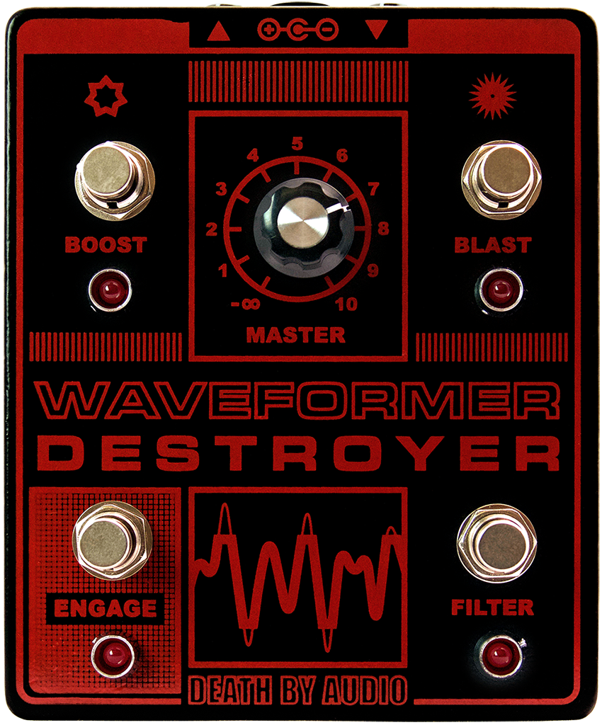 Death By Audio Waveform Destroyer Fuzz Overdrive Distortion Guitar Ped ...