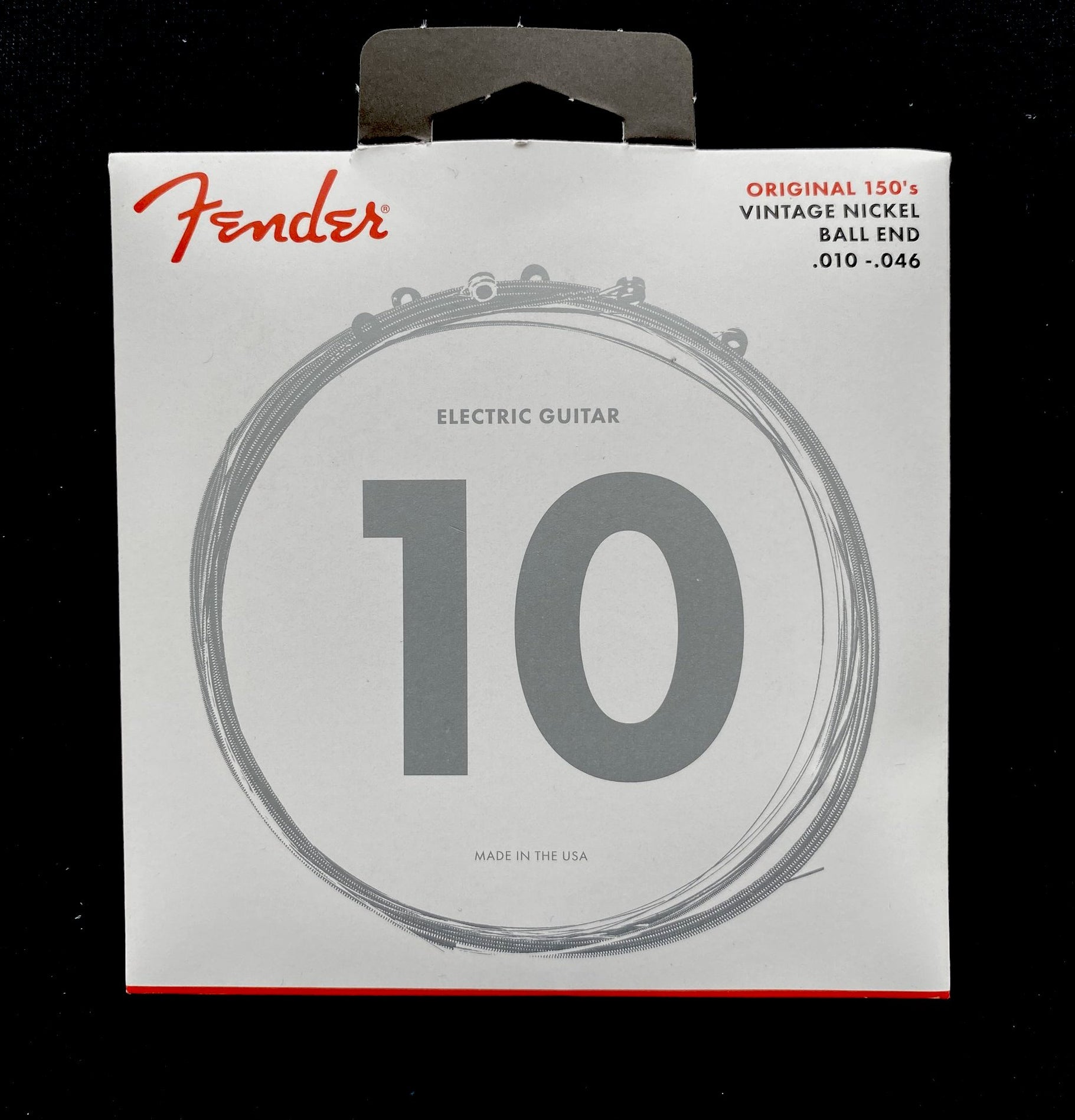 Fender Original 150 Pure Nickel Wound Ball End 150R .010-.046 Electric ...