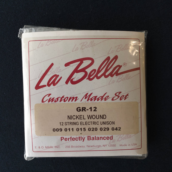 La Bella GR-12 Nickel Wound 12-string Electric Unison Strings ...
