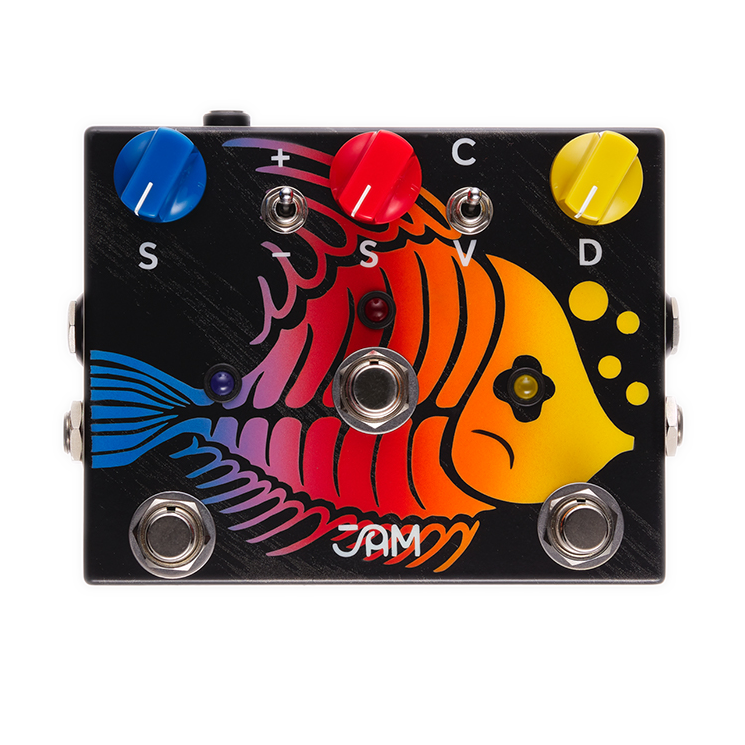 Jam Pedals Ripple Fall Bass Chorus/Vibrato Phaser Multi-Effect Bass Gu ...